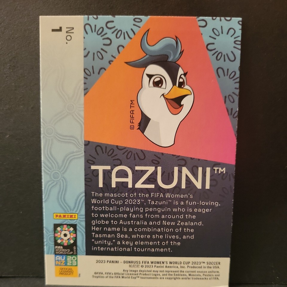 TAZUNI 2023 Donruss Women's FIFA World Cup SP Mascot Card #1 | eBay