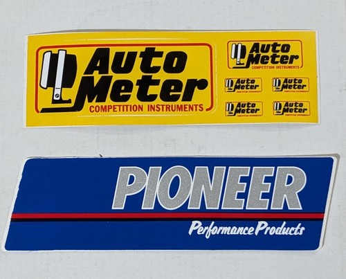 2 Vintage NOS Stickers PIONEER PERFORMANCE PRODUCTS & AUTO METER ...