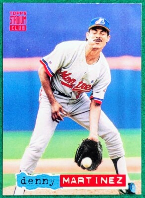 Denny Martinez - 1994 Topps Stadium Club #187 - Montreal Expos Baseball ...