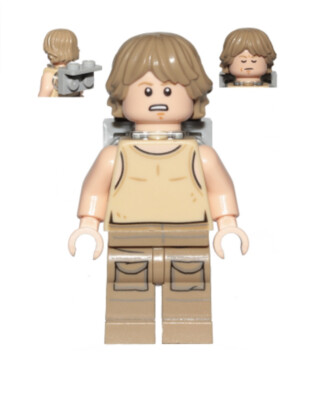Lego Luke Skywalker 75208 Dagobah Tan Tank Top Backpack Star Wars ...