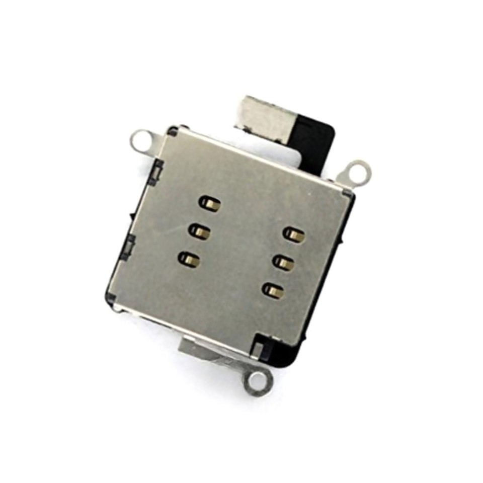 1 Pcs Dual SIM Card Reader Slot Socket Flex Cable Durable For Apple ...