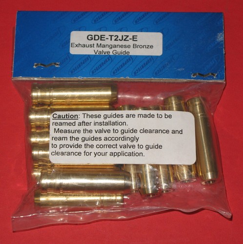 Supertech GDE-T2JZ-E Bronze Exhaust Valve Guides (Set of 12) Toyota 2JZ ...