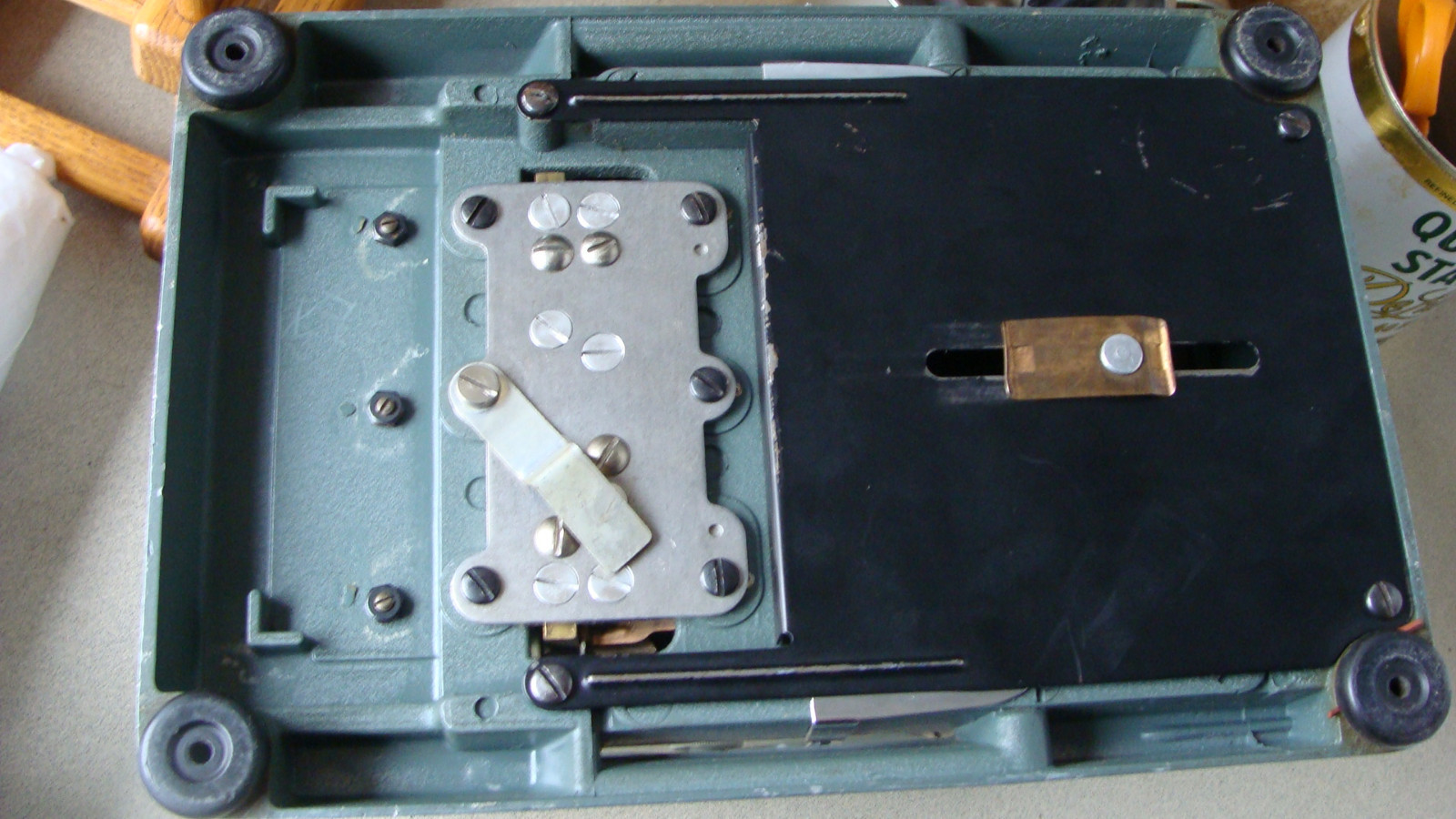 F & E - HEDMAN COMPANY - ANTIQUE CHECK PROTECTOR - GREEN HEAVY DUTY ...