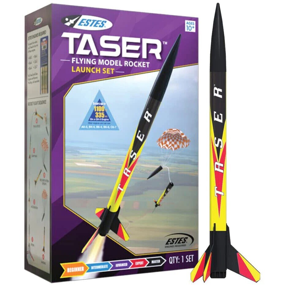 Estes Taser Flying Model Rocket Kit 1491 | eBay