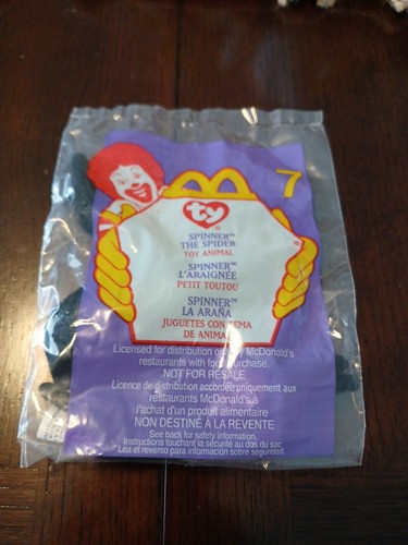 Ty Spinner The Spider Beanie Baby McDonald's Happy Meal Toy #7 NEW | eBay