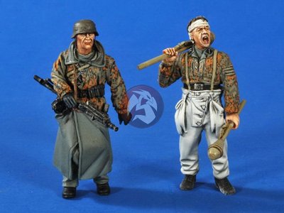 Verlinden 1/35 "Der Panzerknacker" Waffen-SS Tank Busters WWII (2 ...
