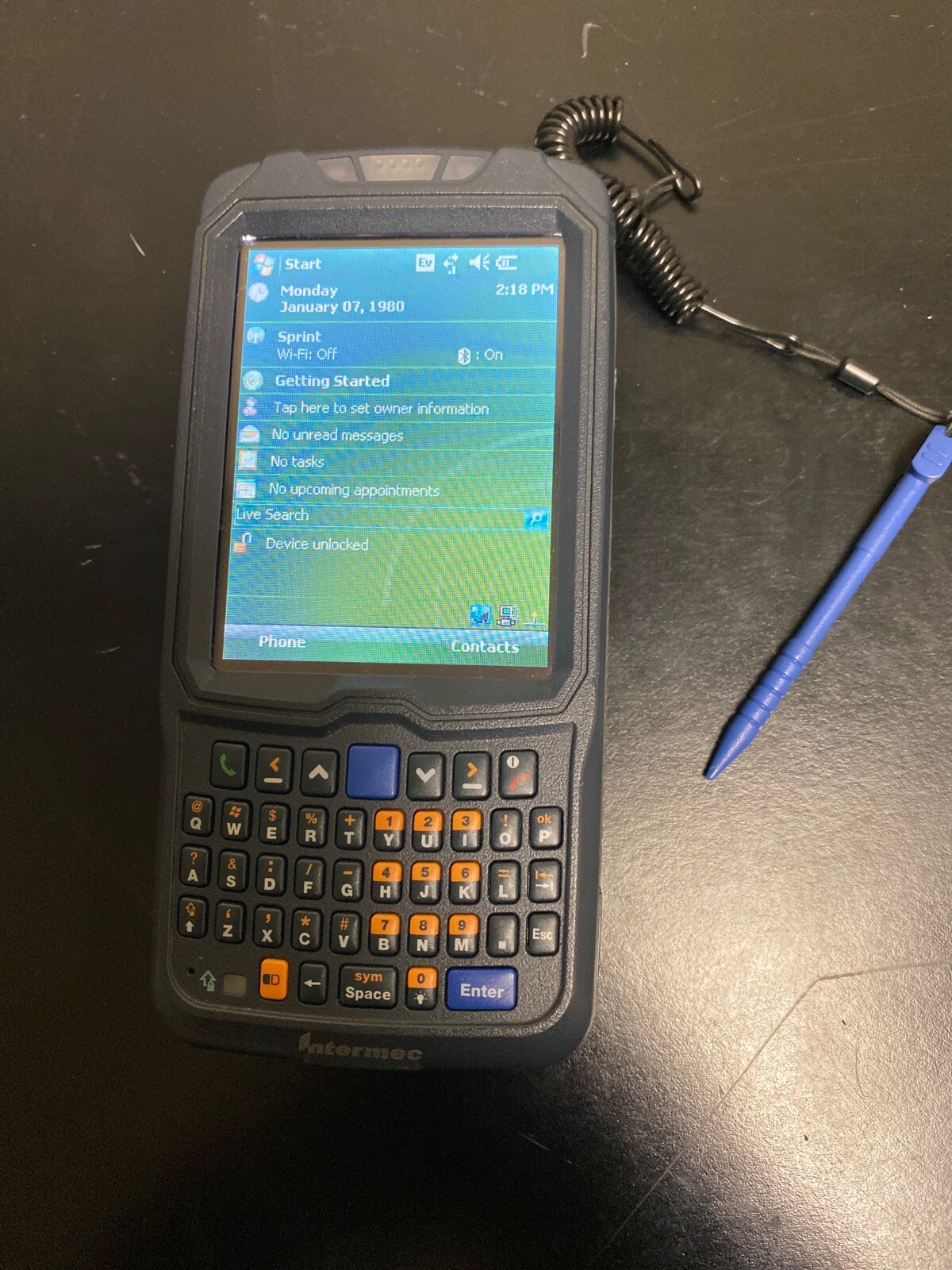 Intermec CN50 PDA CN50AQU1EN20 CN50AQU1EN21 1D/2D PDA WiFi barcode ...