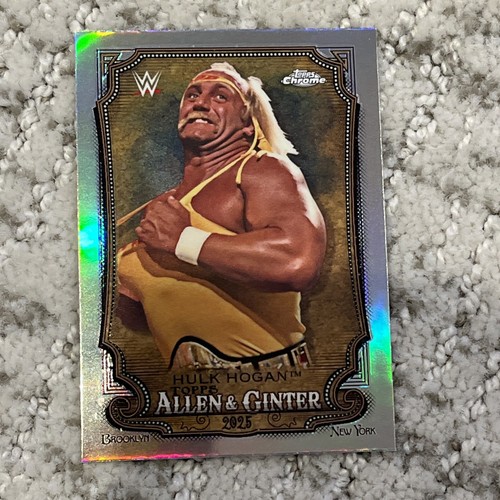 Hulk Hogan 2025 WWE Topps Chrome Allen & Ginter Refractor AG-HHG | eBay