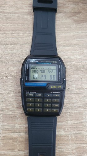 WATCH CASIO DBC 150 DATA BANK CALCULATOR | eBay