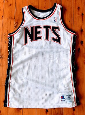 Champion Blank New Jersey Nets Cut Jersey NBA 46 | eBay Australia