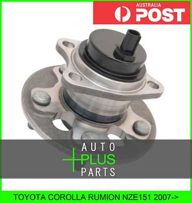 Fits TOYOTA COROLLA RUMION NZE151 Rear Wheel Bearing Hub | eBay