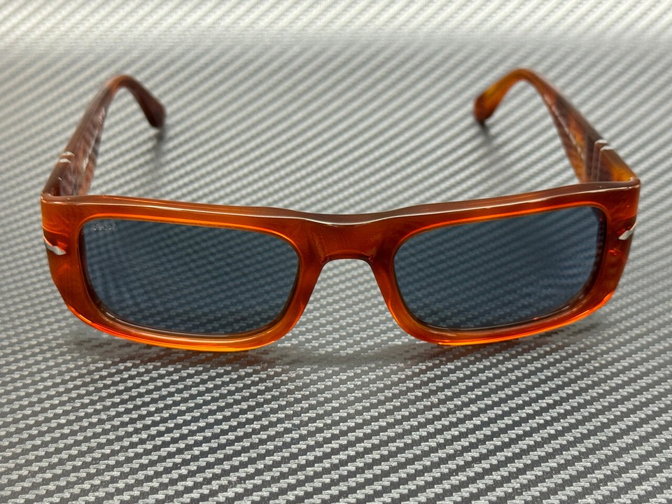 PERSOL PO3362S 96 56 Terra Di Siena Blue Unisex 55 mm Sunglasses | eBay