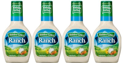 4 pack Hidden Valley Ranch Original Ranch Dressing 16 oz x 4 | eBay