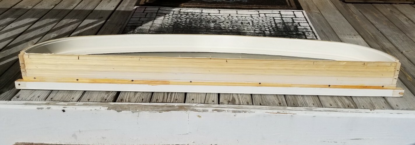 Therma Tru 'Arcadia' Elliptical Transom Window; 64inx14in. For 36" Door ...