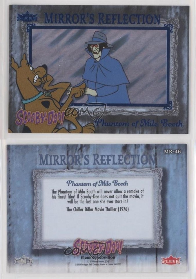 2024 Fleer Scooby Doo Mirror's Reflection Phantom of Milo Booth #MR-46 ...