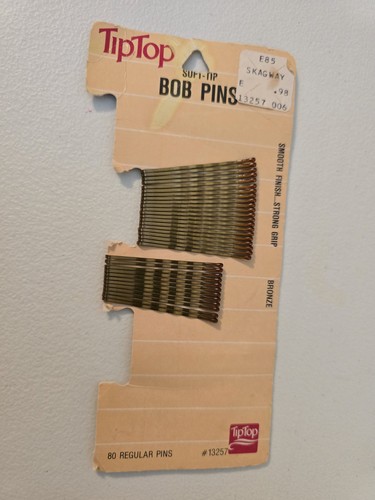 Vintage Tip-Top Sof-Tip Bob Pins Smooth Finish Strong Grip-32 Ct | eBay