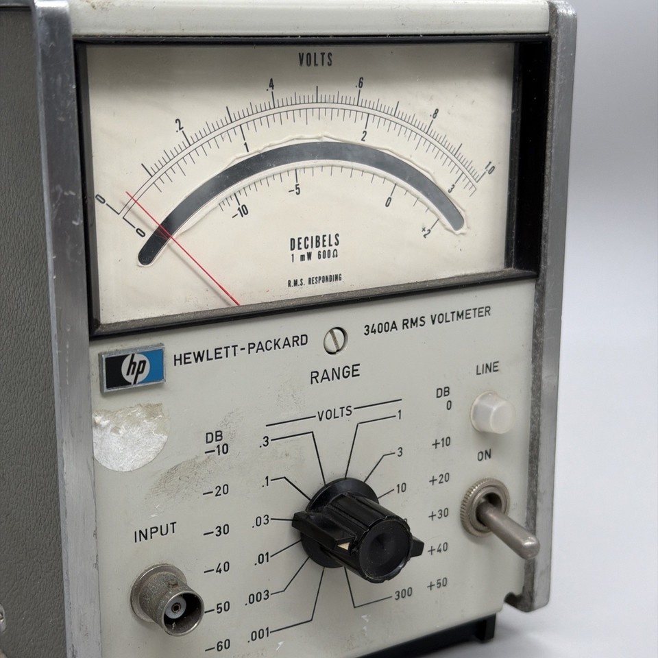 HP Hewlett Packard 3400A RMS Voltmeter | eBay UK