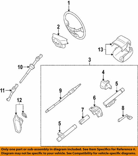 45205-22270 Toyota Tube sub-assy, steering column, upper 4520522270 ...