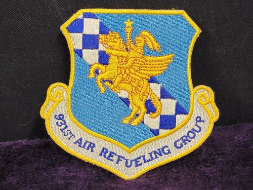 Actual 931st Air Refueling Group (now 931st ARW) Flight Suit Shoulder Patch | eBay