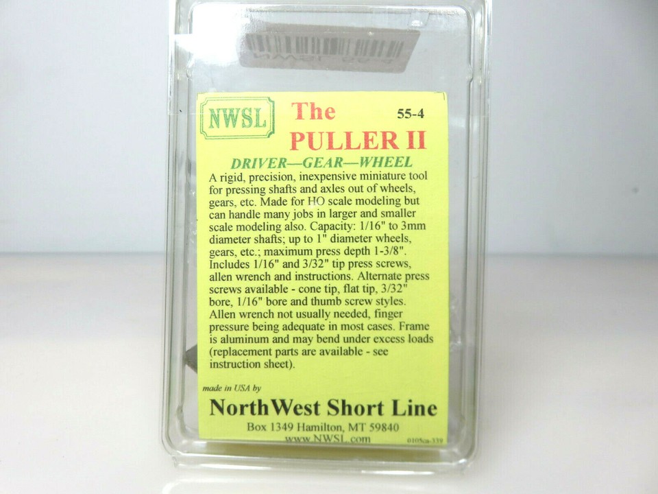 NWSL North West Short Line 55-4 The Puller II HO Scale Wheel Driver ...