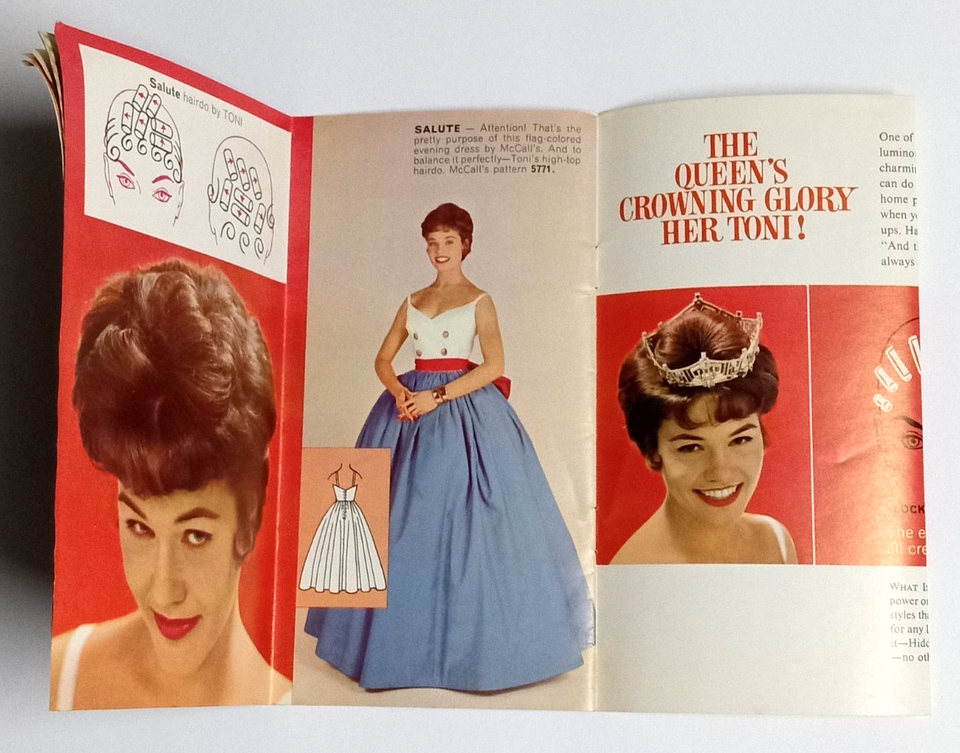 1961 Miss America Nancy Anne Fleming McCalls Fashions & Toni Hairdos ...