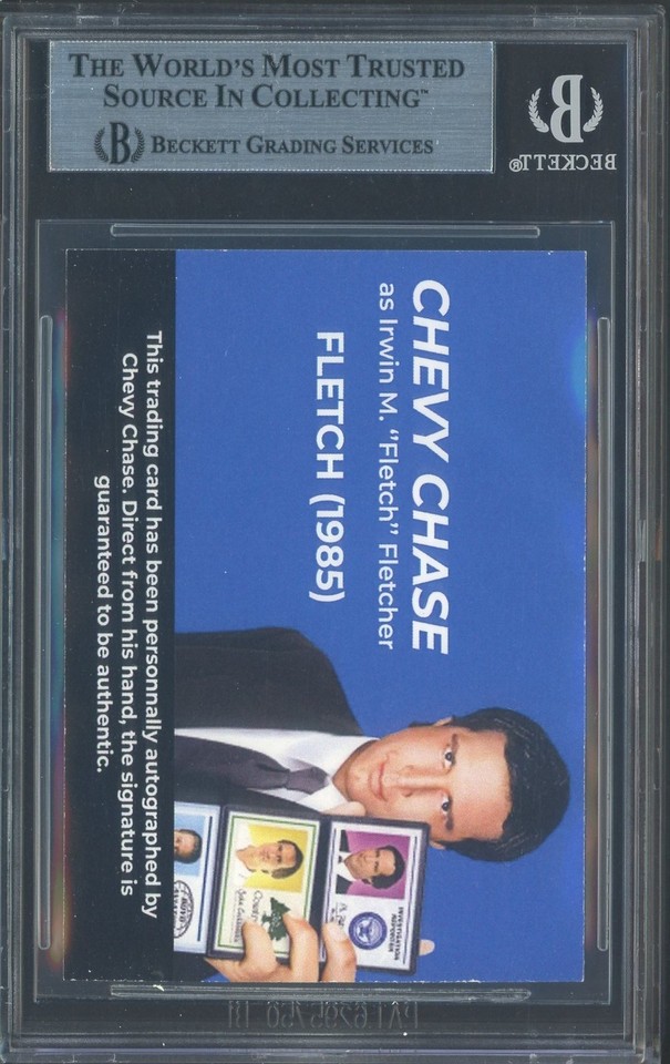 #2 Chevy Chase Signed Custom Trading Card BGS BAS Authentic AUTO | eBay
