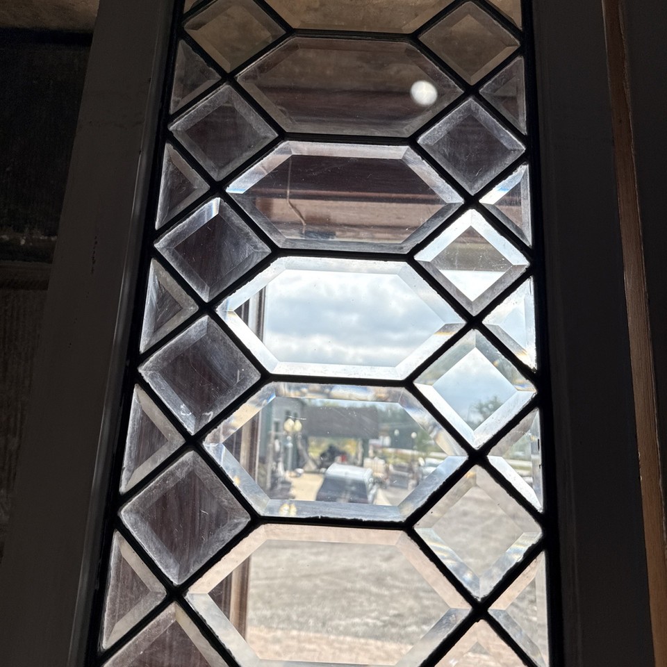SG5127 Two Av Price each Antique Beveled glass Transom Window 16 x 95 ...