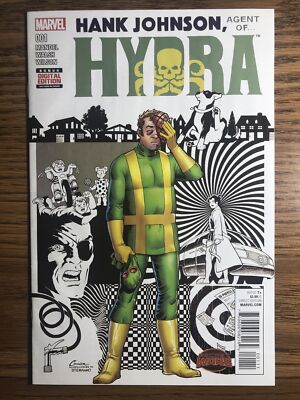 Hank Johnson: Agent of Hydra NO 1 Amanda Conner Cover Marvel Comics ...