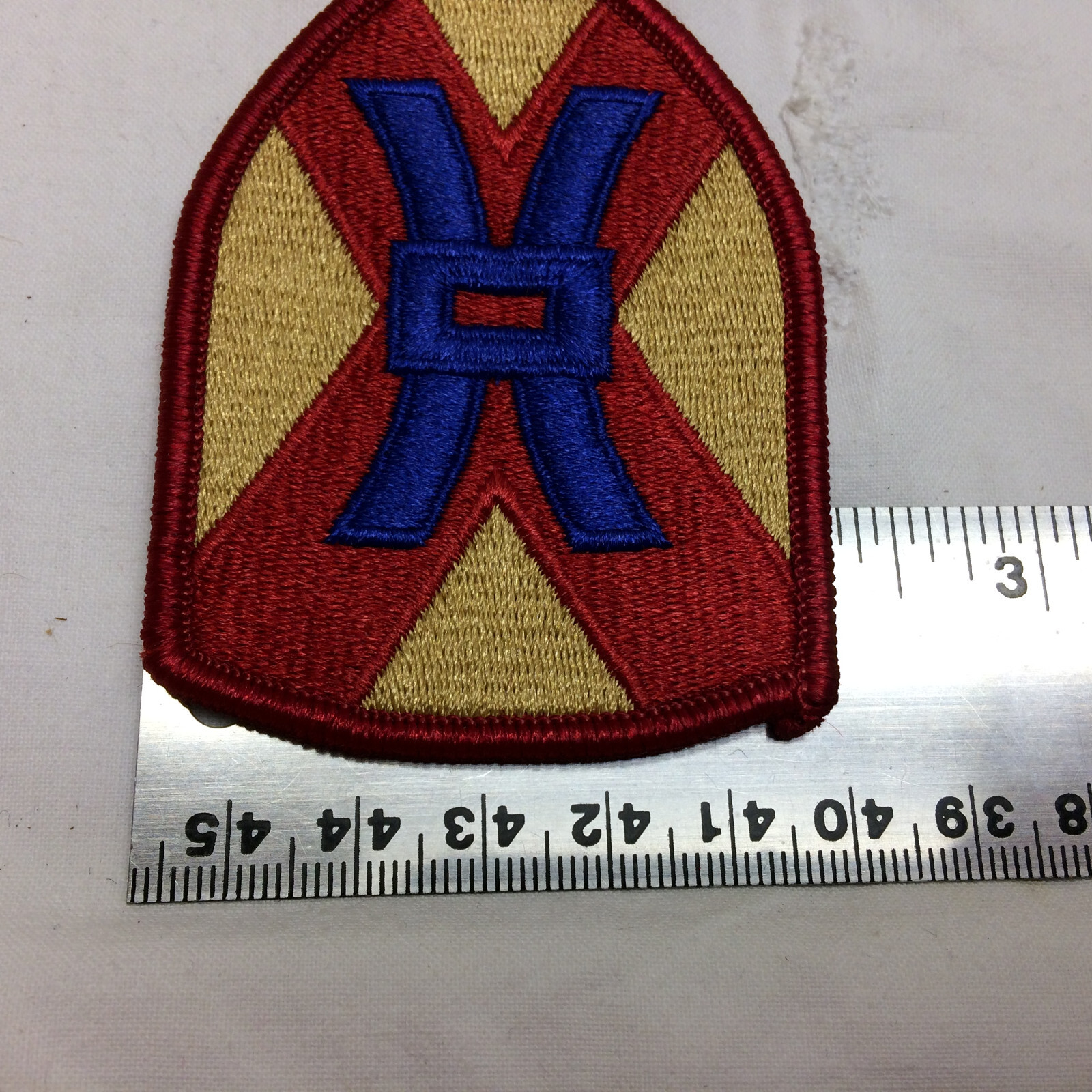 Military Patch Badge 135th Army Sustainment Brigade Color Gray Back ...