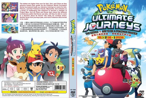 Pokemon Ultimate Journeys (VOL.1-57End) + Aim To Be A Pokemon Master (5 ...