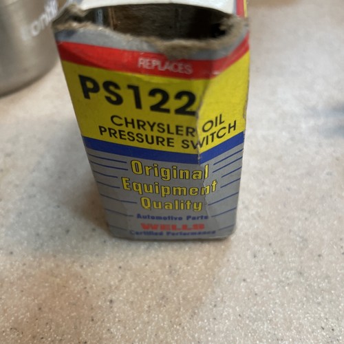 Wells PS122 Engine Oil Pressure Switch With Light | eBay