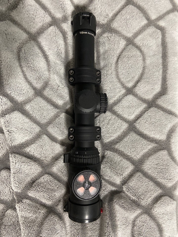 Trijicon AccuPoint 1-6x24 BAC Red Triangle Post Reticle 30mm - TR25-C ...