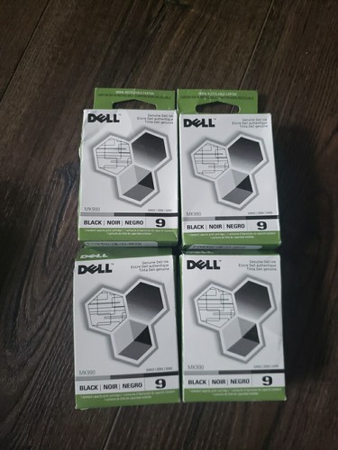 Lot Of 4-NEW Dell Series 9 Black Ink Cartridge MK990 GENUINE 926 V305 ...