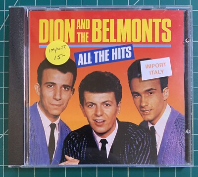 Dion & The Belmonts [CD] All the hits Very Clean Disc!! Italy Import | eBay