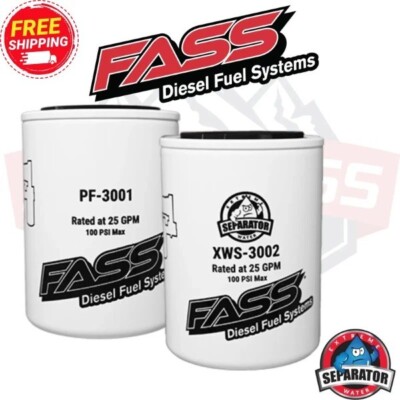 FASS Filters Fuel Filters Titanium Replacement Filters XWS-3002 / PF ...