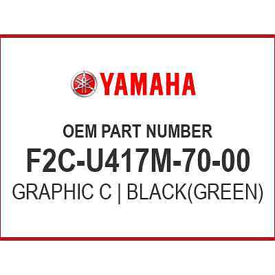 Yamaha GRAPHIC C F2C-U417M-70-00 OEM NEW | eBay