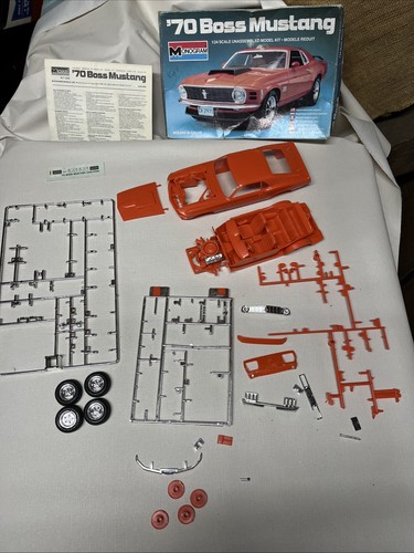 MONOGRAM 1:24 70 BOSS MUSTANG MODEL KIT PROJECT OR PARTS | eBay