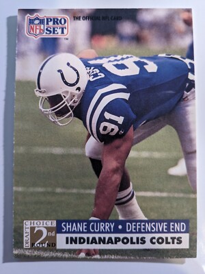 1991 NFL Pro Set Football 2nd Round Choice #769 Shane Curry | eBay