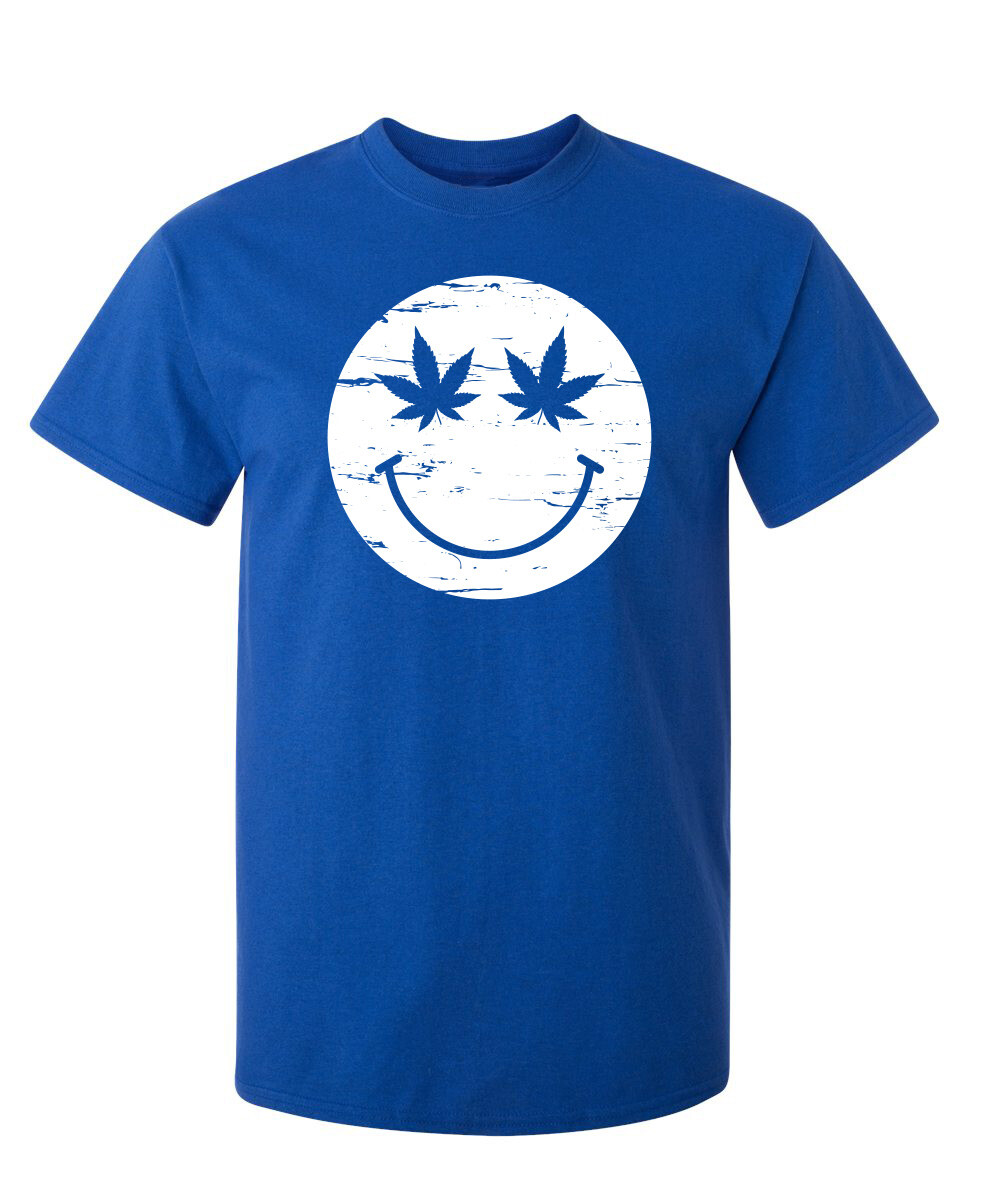 Weed Smiley Face Shirt