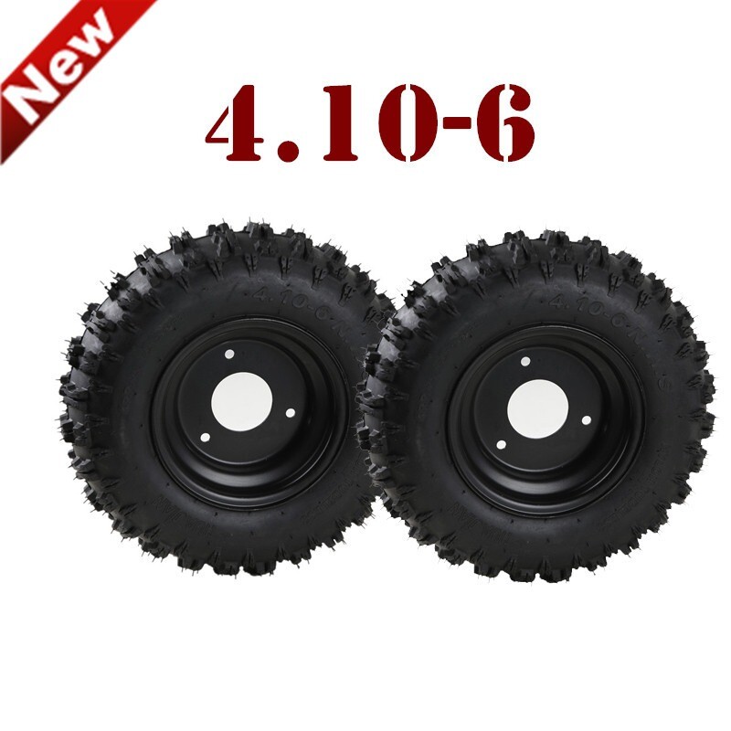 6" 7" 8" 10" Wheels Tire 3, 4 Stud Rim For Go Kart ATV Quad Bike Buggy ...