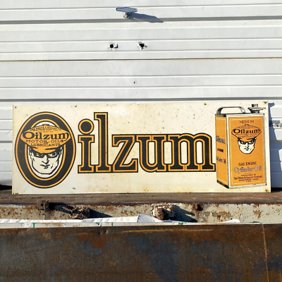 48in Oilzum Motor Oils Sign Vintage Style Repop Sign | eBay