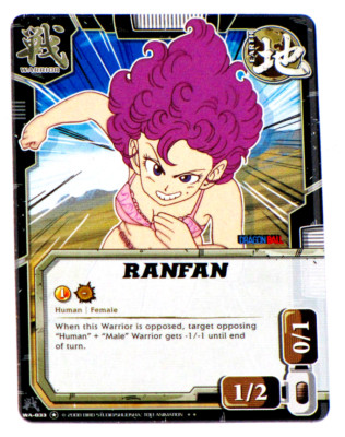 Dragonball Z Ranfan WA-033 Bandai CCG The Warriors Return DBZ Card | eBay