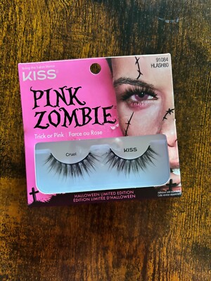 NEW Kiss Trick or Pink Lashes Halloween Limited Edition Pink Zombie ...