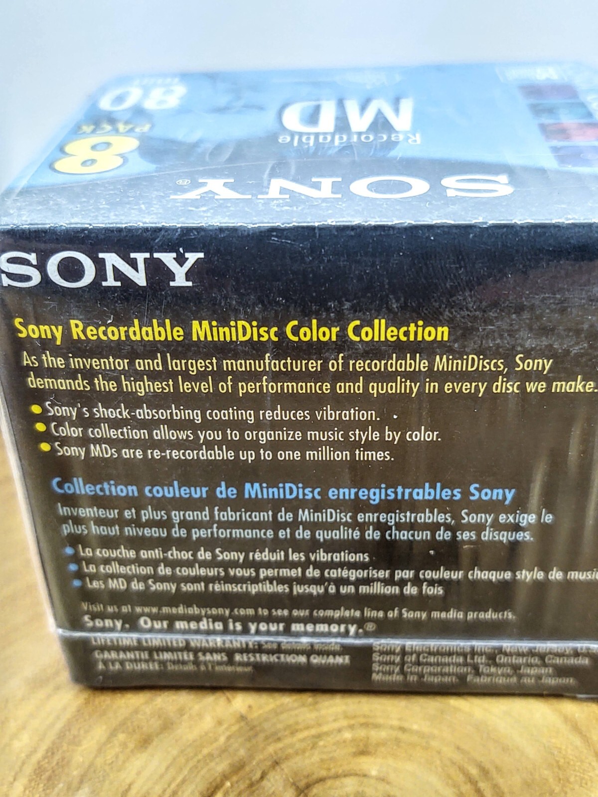 Sony 80 Minute Color MiniDisc (Pack of 8) for sale online | eBay