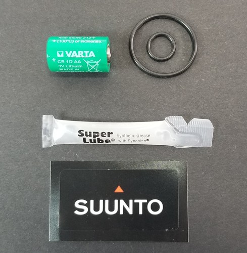 Genuine Suunto Transmitter Battery Kit w O Rings & Grease Scuba Dive ...