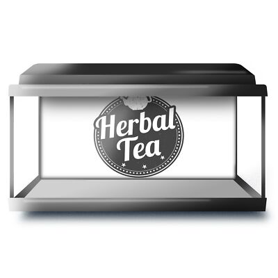 Fish Tank Background 90x45cm BW - Herbal Tea Teapot Label #39833 | eBay UK