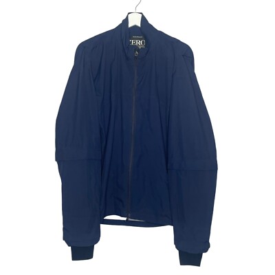 Zero Restriction Golf Jacket Men's Medium Blue Waterproof Packable ...