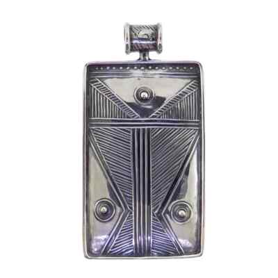 Tabra Sterling Silver Ethnic Emboss Pendant | eBay