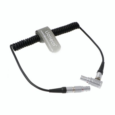 Timecode Cable Right Angle 5 pin male to 5 pin male for Sound Devices ...