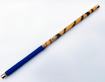 RATTAN DOS MANOS STICK TIMMY B'S BRAND WITH BLUE PARACORD HANDLE FOR ...